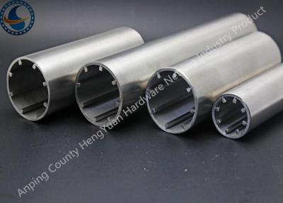 China Welded Stainless Steel Wedge Wire Screen Pipe Outer Diameter 25mm for sale