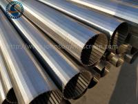 China Stainless Steel Wedge Wire Screen Pipe OD 100mm For Wastewater Treatment for sale