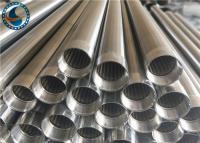 China Stainless Steel Fully Welded Continuous Slot Wedge Wire Screen Filter for sale