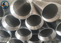 China Self Supported Water Wire Screen , Large Diameter Johnson Screen Filter for sale