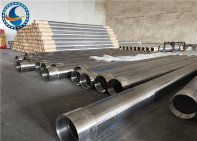 China Continuous Slot Opening Wire Wrapped Screen With High Abreaction Resistance for sale