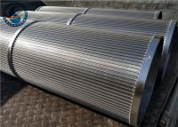 China Non Magnetic SS Downhole Slotted Tube , Johnson Wedge Wire Screens for sale