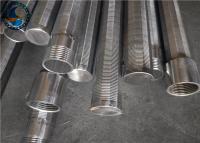 China Stainless Steel Wedge Wire Screen Pipe OD 100mm For Wastewater Treatment for sale