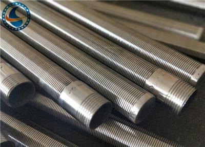 China Stainless Steel Wedge Wire Screen Pipe Durable For Wastewater Filter for sale