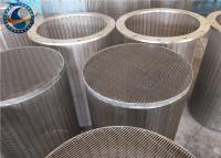 China Wear Resistant Stainless Steel Wedge Wire Mesh With High Bearing Capacity for sale