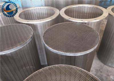 China Wear Resistant Stainless Steel Wedge Wire Mesh With High Bearing Capacity for sale