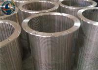 China Stainless Steel Vee Profile Wire Screen / Vee Wire Wrapped Screen Tube for sale