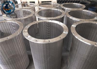 China Welded Wedge Wire Filter For Chemical / Environmental Protection Industry for sale