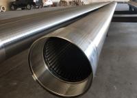 China Wedge Wire Screen Water Well Screen Slot Screen Tube For Water Well for sale