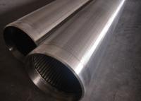 China Wedge Wire Screen Water Well Screen Slot Screen Tube For Water Well for sale