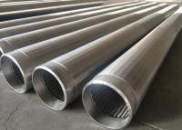 China 100 Bar 30 Slot Anti Aging Johnson Type Wire Screen Pipe Used In Oil Well for sale