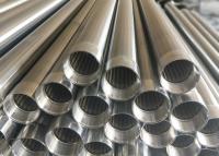 China Anti Corrosion Water Well Sand Screen With Welded Rings End Connection for sale