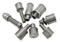 China SS 316L Water Screen Filter Nozzle , Small Volume Weight Wedge Wire Strainer for sale