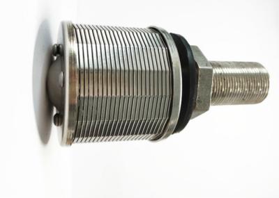 China Stainless Steel 316L Johnson Water Filter Nozzle With Double Thread Couplings for sale