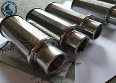 China Ss Water Filter Nozzles 1.5t/H 0.5t/H 1t/H Flow V Slot Shape Screen for sale