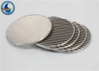China High Mechanical Strength Wedge Wire Sheets For Wheat Tooth / Beer Equipment for sale