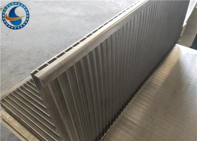 China High Precision 304 Stainless Sieve Screen , Wedge Wire Sheets 1.25mm Slot Size for sale
