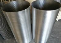 China Anti Deformation Sand Control Screens , Stainless Steel Profile Wire Screen for sale