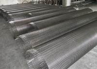 China 316L Grade Special Specification Johnson Slot Screen Drum SS Rotary Reverse Bake Flush for sale