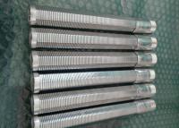 China Large Open Area Wedge Wire Screen Pipe , Anti Wear Coutinuous Slot Screen for sale