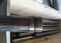 China Large Open Area Wedge Wire Screen Pipe , Anti Wear Coutinuous Slot Screen for sale