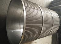 China Revers V Wedge Wire Strainer Basket With High Mechanical Performance for sale