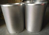 China Economic Stainless Steel Trommel Drum Screen , Robust Wedge Wire Basket for sale