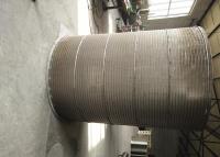 China Slot Size 1.0 Mm Rotary Screen Drum Back Flush Filter Stainless Steel 316L Materials for sale
