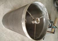 China AISI 304 V Slot Johnson Wire Screen Basket With High Filtration Accuracy for sale