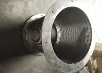 China AISI 304 V Slot Johnson Wire Screen Basket With High Filtration Accuracy for sale