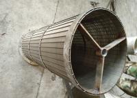 China Anti Corrosion Rotary Screen Drum , Durable Johnson Wire Cylinder Basket for sale