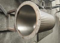 China SS 316L Rotating Drum Screen , Wire Cylinder Basket 1.0 Mm Slot Size for sale