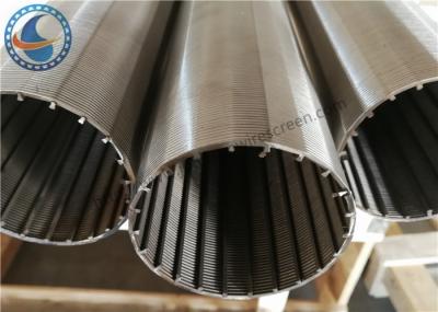 China Water Well Sand Control Johnson Screens Wedge Wire Slotted Pipes for sale