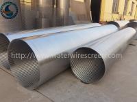 China Johnson Wire Wrapped Continuous Slot Screen With 0.5mm Gap for sale
