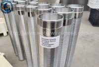China SS316L OD 76mm Johnson Continuous Slot Well Screen for sale