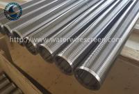 China OD 60mm 0.6mm 500mm Length Continuous Slot Screen for sale