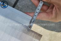 China 3 Meters By 3 Meters SS304 0.5mm Continuous Slot Screen for sale