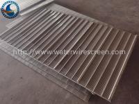 China Johnson Vee Wire Flat 0.025mm Continuous Slot Screen for sale