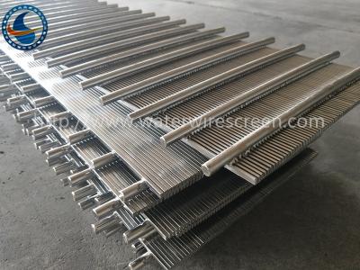 China Johnson Vee Wire Flat 0.025mm Continuous Slot Screen for sale