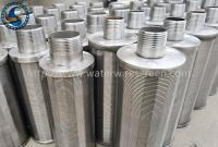 China 1.5X2mm SS316L Continuous Slot Wedge Wire Screen Nozzle for sale