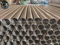 China Continuous Slot Hi Flow Johnson Wire Screen Stainless Steel for sale