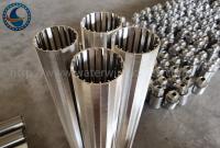China 316L Construction Cylinder Wire Wrapped Screen for sale