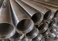 China OD 216 Johnson V Wire Slotted Water Well Screen Tube for sale