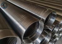 China 5.8m Length 2507 Slotted V Wire Screen Pipe For Water Well Filter for sale