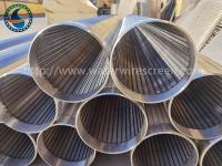 China OD 219mm Johnson Type Downhole Slotted Tube With 1.0mm Slot for sale