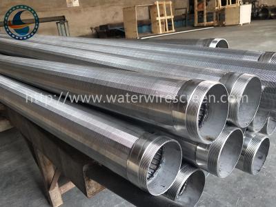 China AISI 316L DN100 Sand Control Screens With Male Threaded for sale