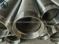 China Stainless Steel 304 Full Welded Wire Wrapped Screen Filter for sale