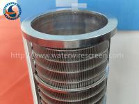 China Ss Internal Axial Wire 316L ID85mm Wedge Wire Screen Pipe for sale