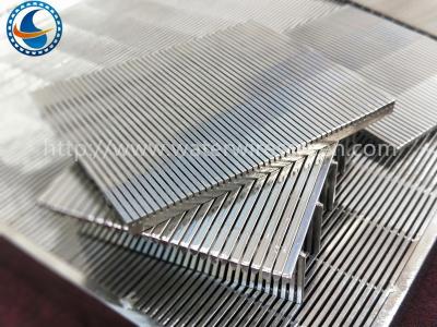 China ISO9000 Petrochemical Engineering 321 Stainless Steel Wedge Wire Screen for sale