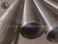 China Stainless Steel Od168mm Wedge Wire Screen Pipe With 1.0mm Slot for sale